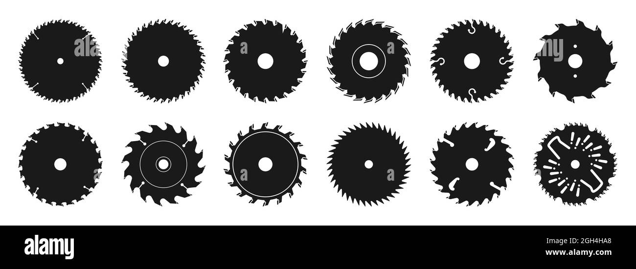 Round circular disks Stock Vector Images - Alamy