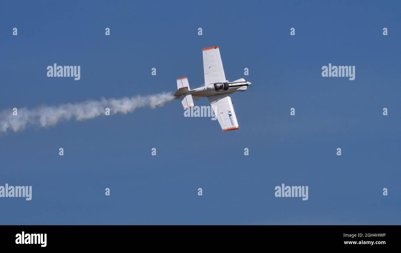 Ferrara Italy JUNE, 27, 2021 Plan profile of a small propeller ...