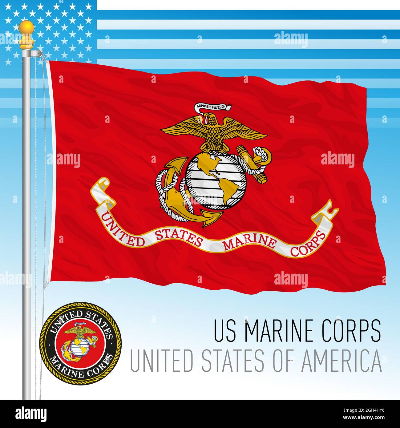 Marine corps emblem hi-res stock photography and images - Alamy