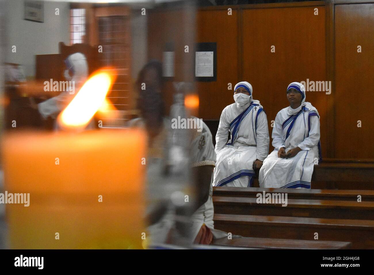 Kolkata, India. 05th Sep, 2021. Catholic nuns from the Missionaries of ...