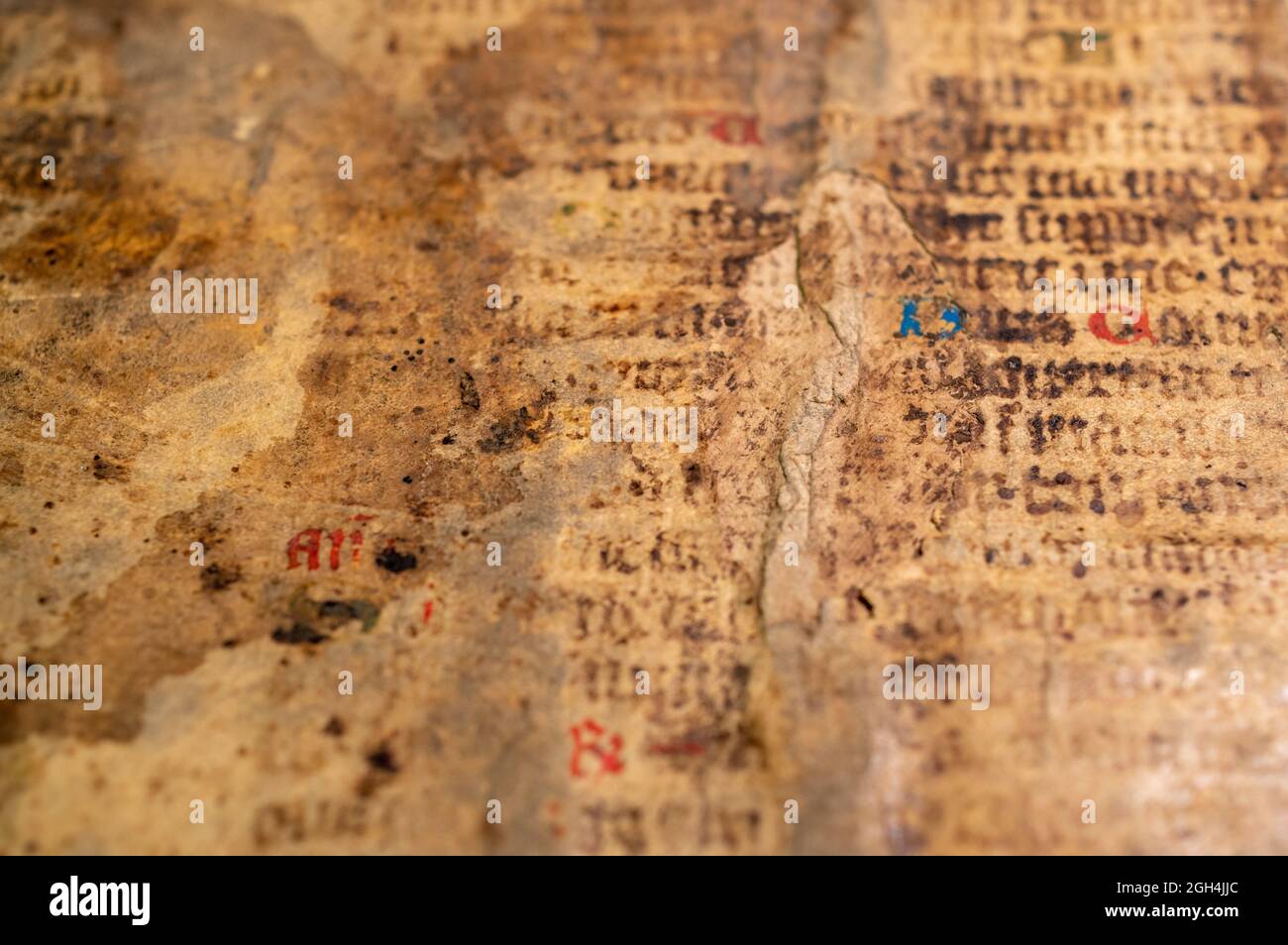Damaged manuscript hi-res stock photography and images - Alamy