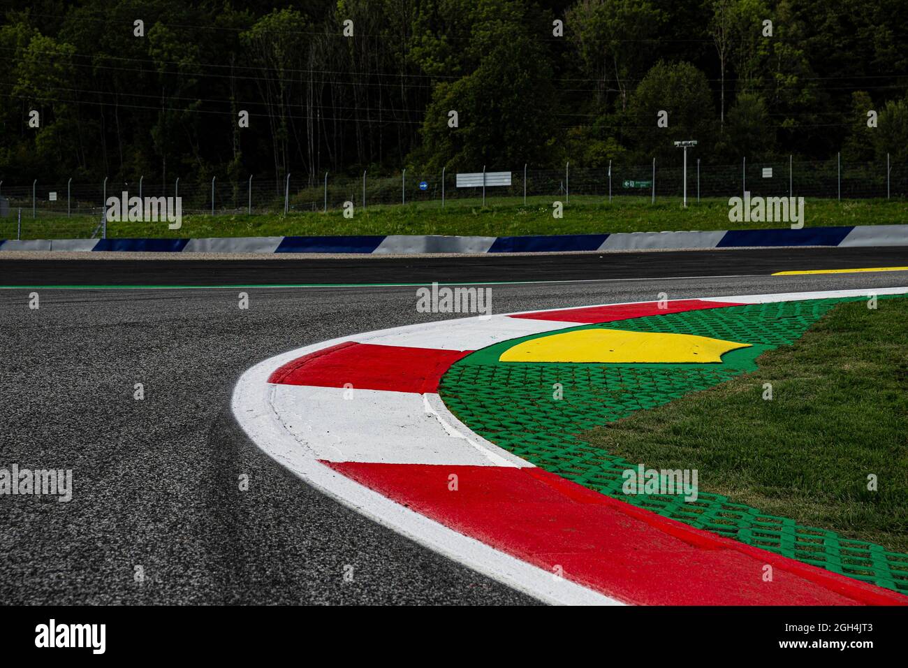 Spielberg: DTM Red Bull Ring 2021, (Photo by Hoch Zwei) Corner, curve ...