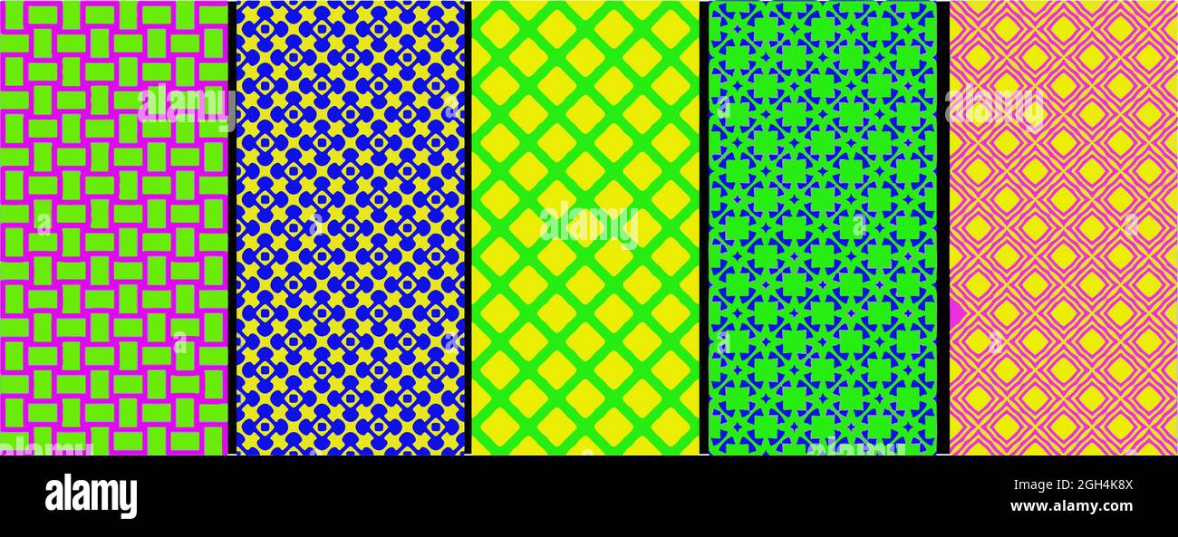 Set of bright colorful backgrounds with modern minimal labels. Cute ...