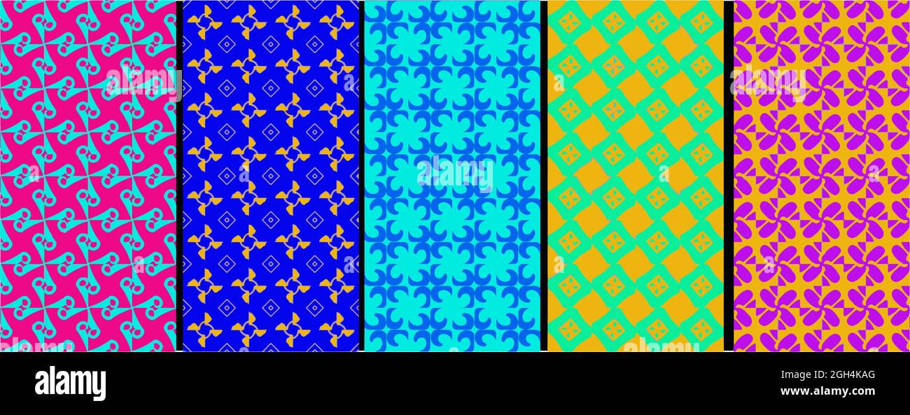 Set of bright colorful backgrounds with modern minimal labels. Cute ...