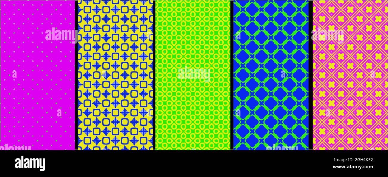 Set of bright colorful backgrounds with modern minimal labels. Cute ...