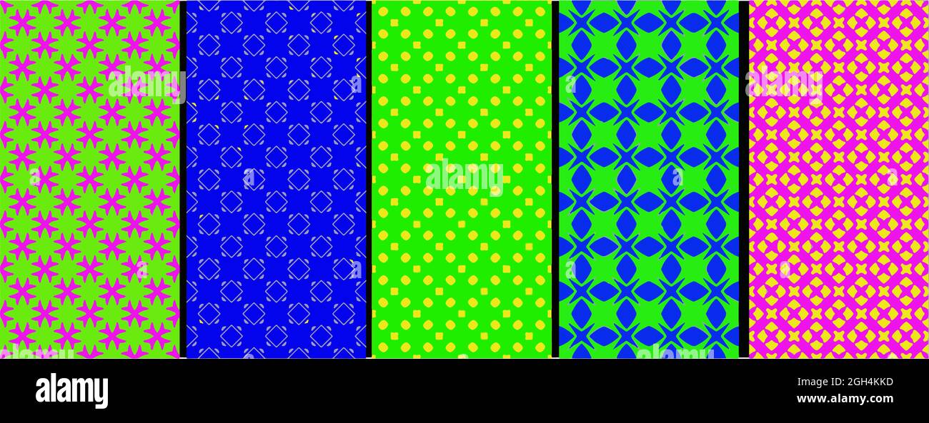 Set of bright colorful backgrounds with modern minimal labels. Cute ...