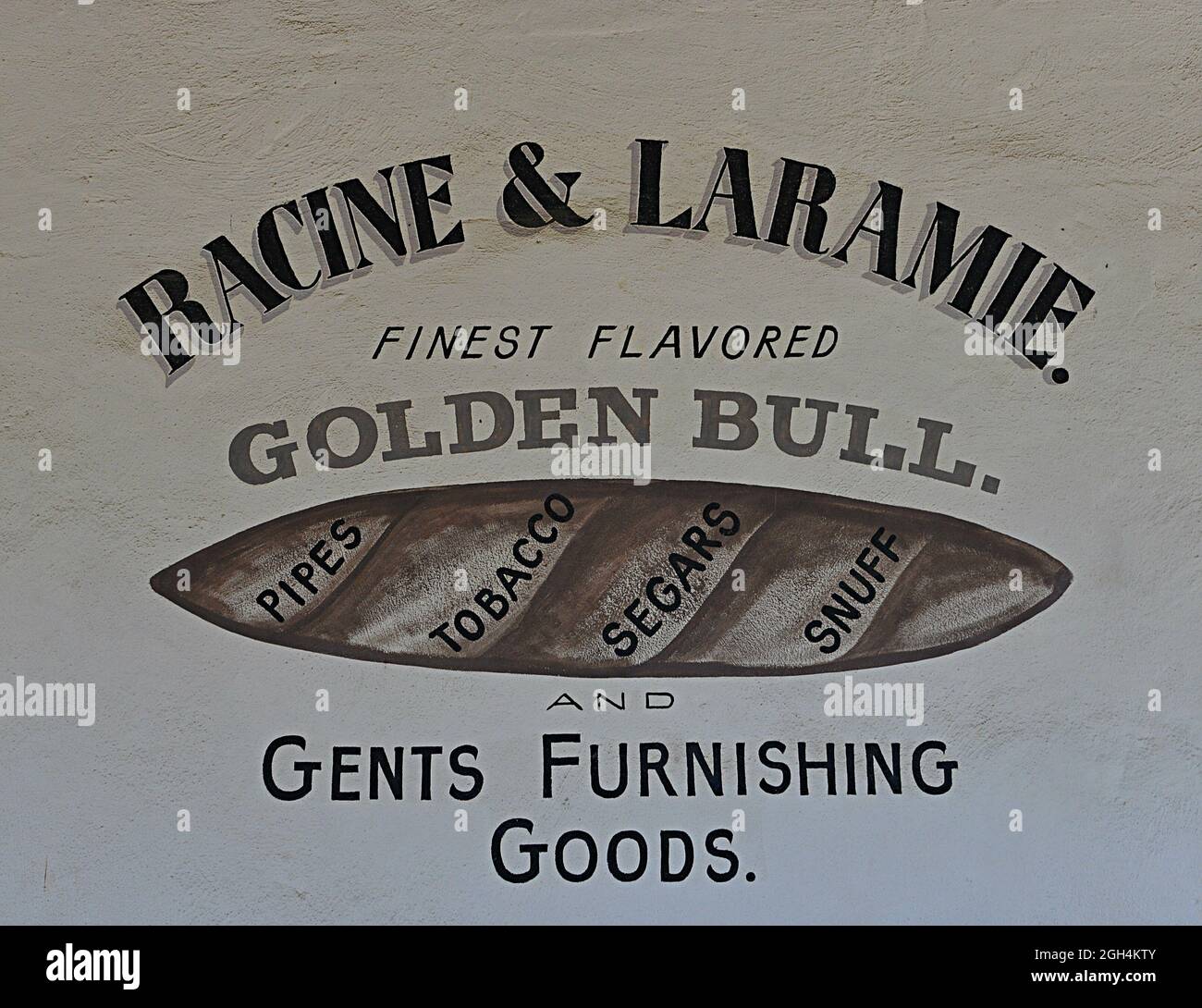 Hand painted vintage antique like sign at the Old Town a Colonial ...