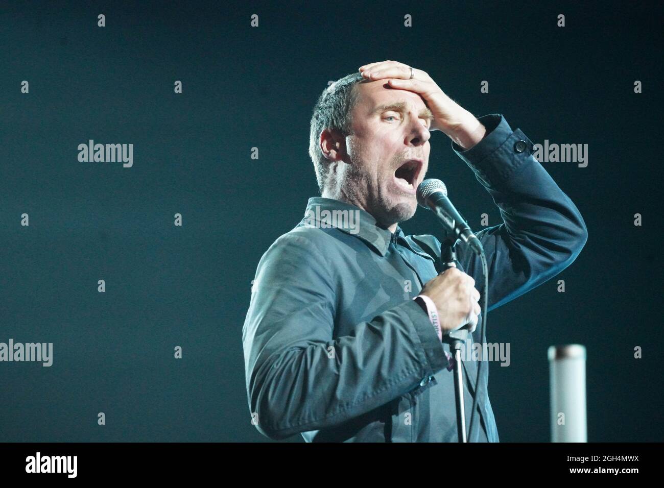 Dorset, UK. September 5th, 2021. Jason Williamson of Sleaford Mods ...