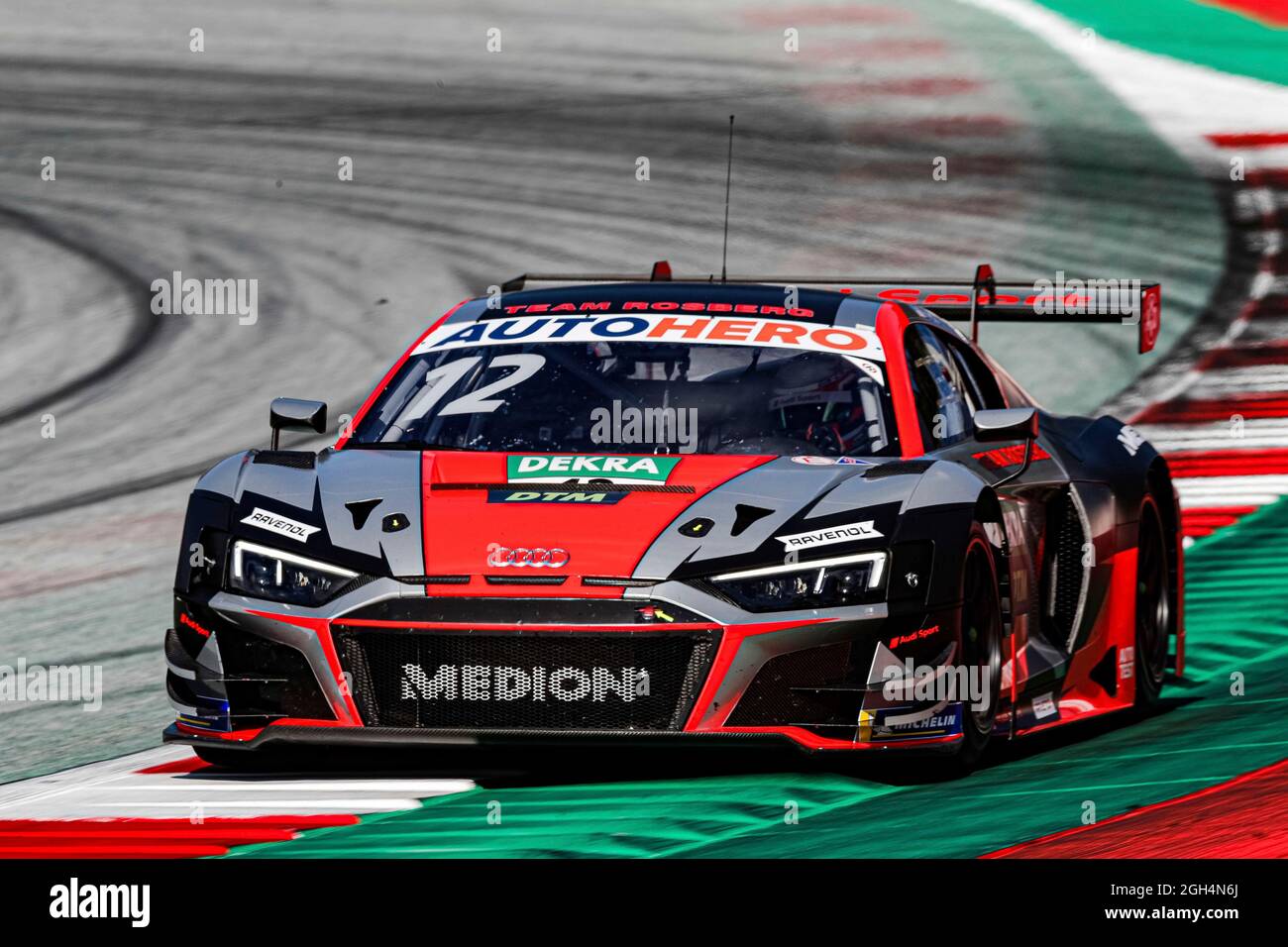 Spielberg: DTM Red Bull Ring 2021, (Photo by Hoch Zwei) 12 Dev Gore (USA), Audi R8 GT3 LMS, Team ...