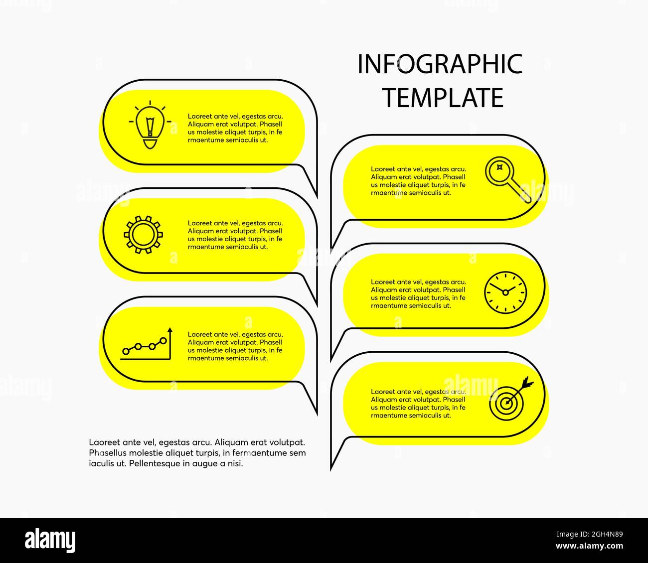Infographic bubble data information design hi-res stock photography and ...