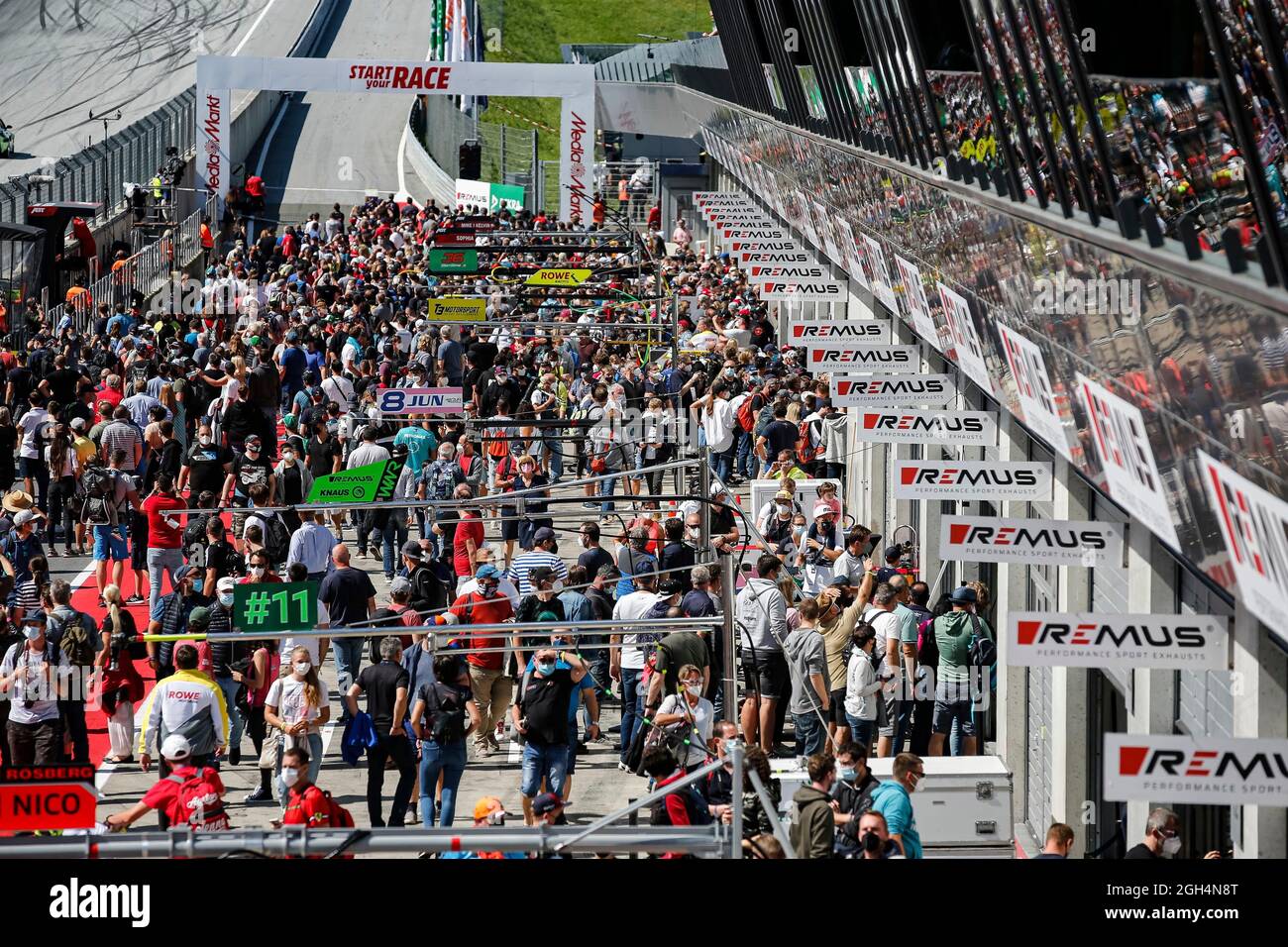 Spielberg: DTM Red Bull Ring 2021, (Photo by Hoch Zwei) Pitwalk Stock ...