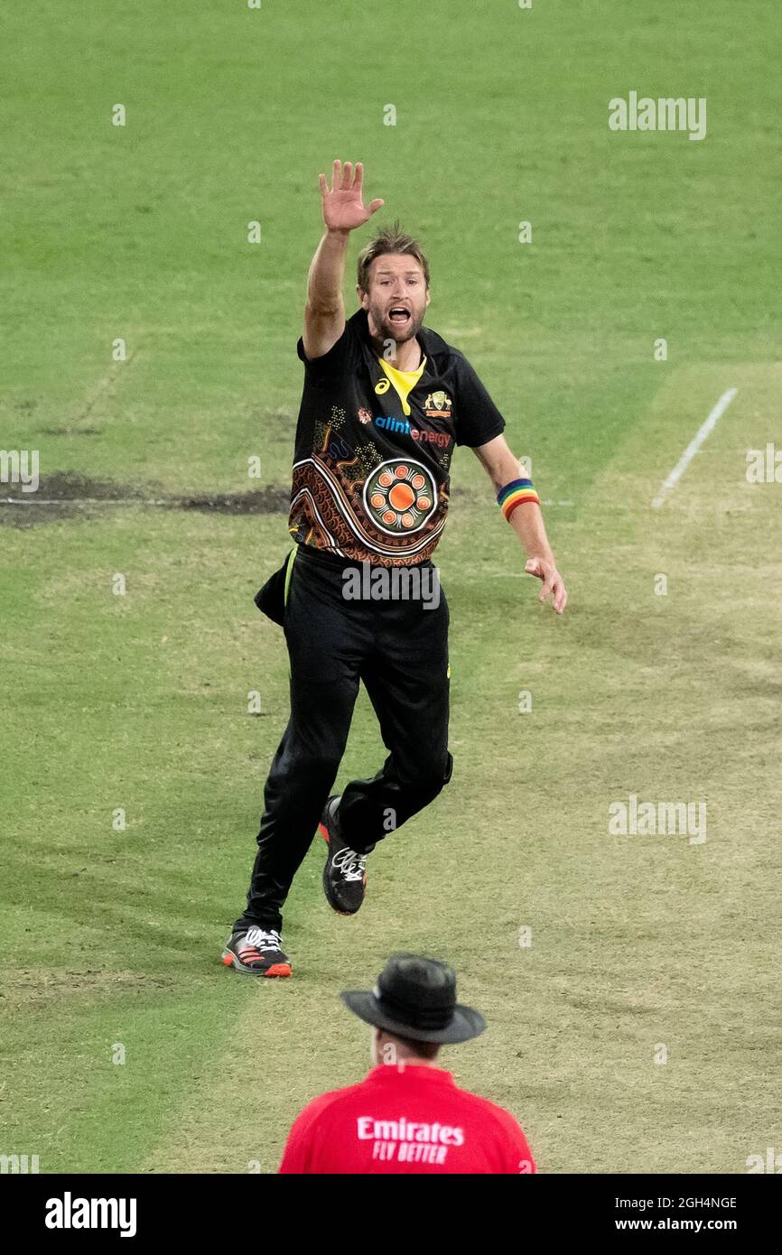 Sydney, Australia, 6 December, 2020. AJ Tye of Australia appeals during ...