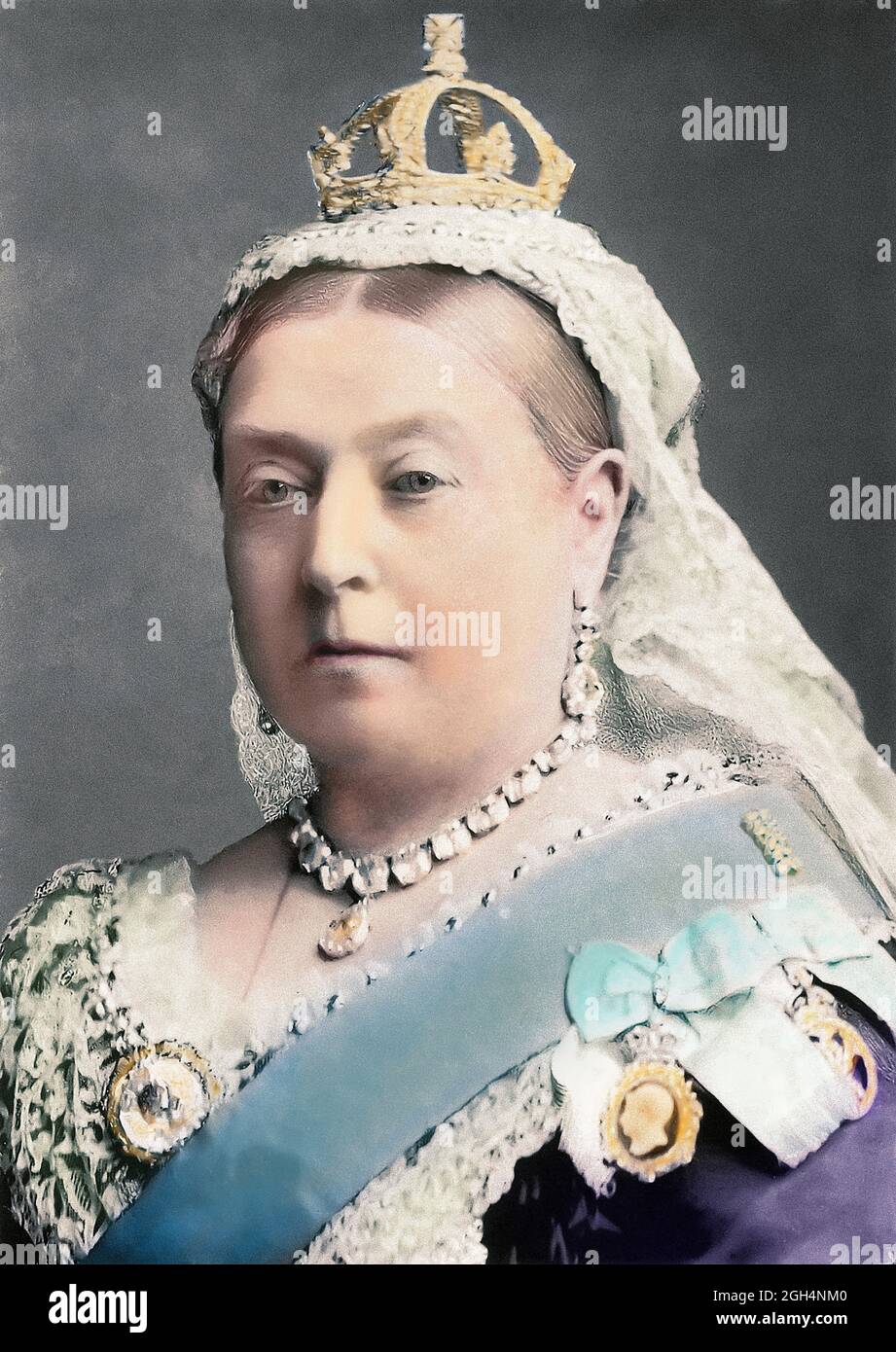Queen Victoria, 1819–1901, by Alexander Bassano, 1882 Stock Photo - Alamy