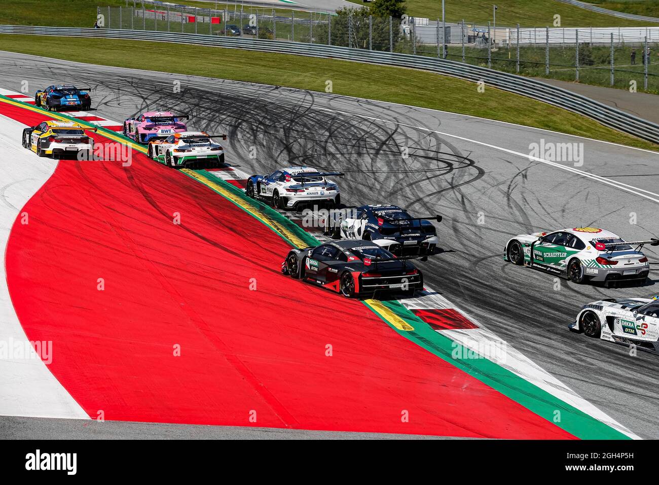 Spielberg: DTM Red Bull Ring 2021, (Photo by Hoch Zwei) Start of the ...
