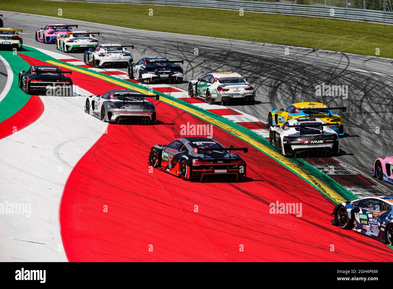 Spielberg: DTM Red Bull Ring 2021, (Photo by Hoch Zwei) Start of the ...