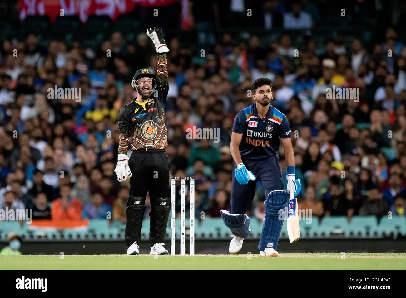 Sydney, Australia, 8 December, 2020. Matthew Wade of Australia appeals ...