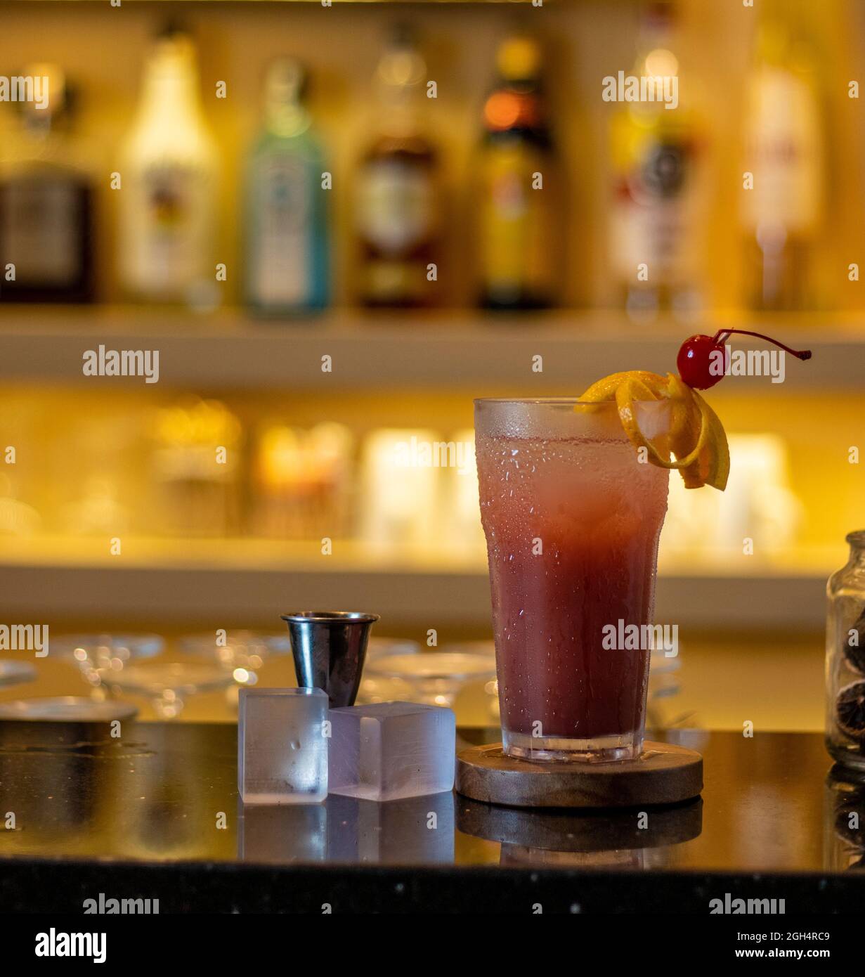 night life cocktail Stock Photo - Alamy