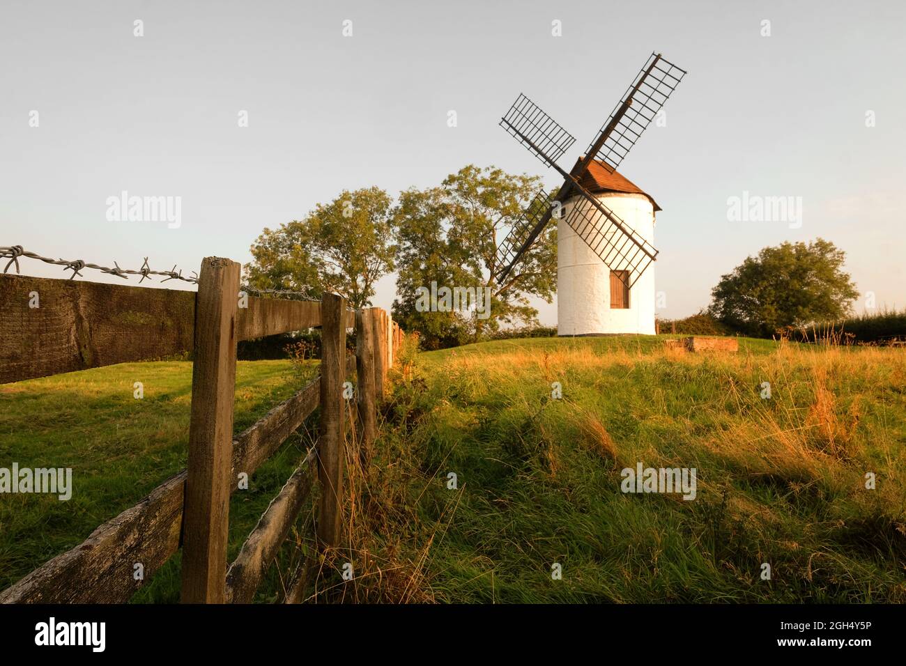 September 2021 - The restored Ashton Windmill at Chapel Allerton, in ...