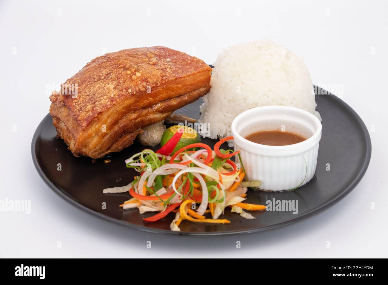 lechon kawali, filipino food Stock Photo - Alamy