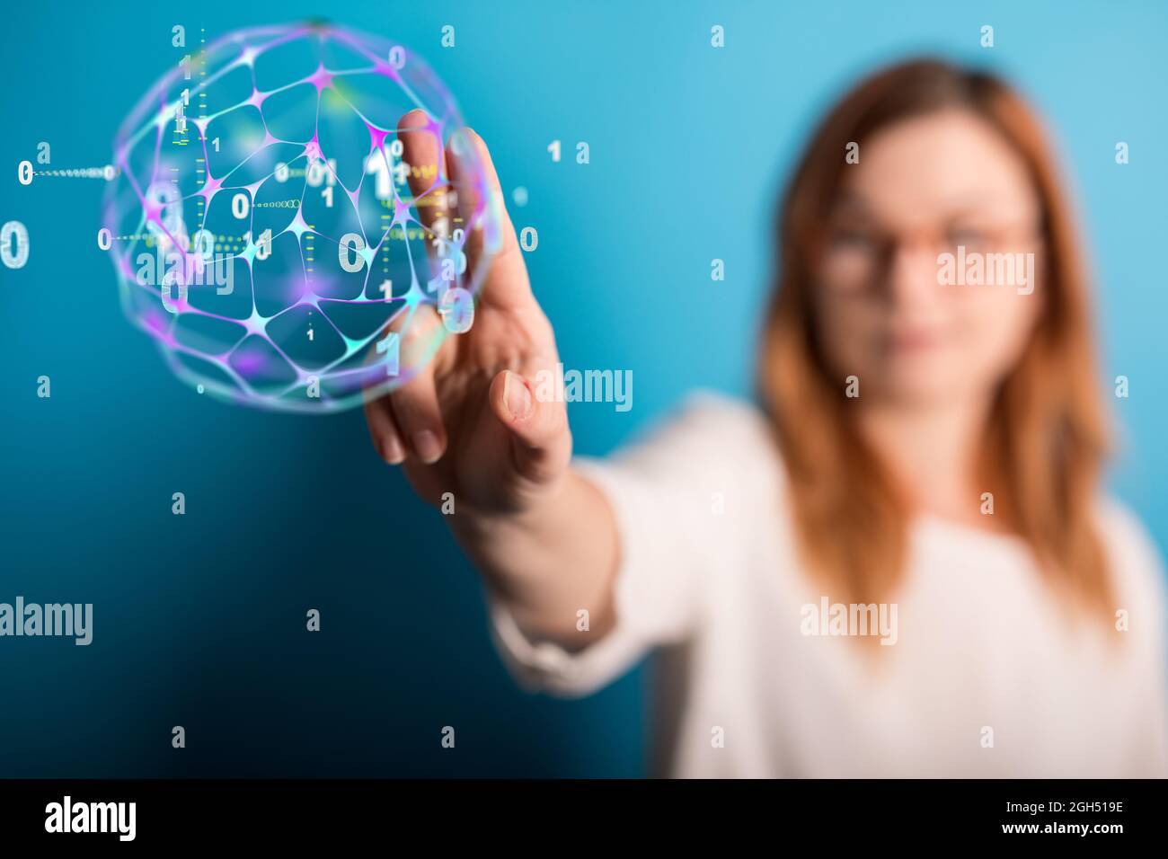 A digital concept of telecommunication network and wireless mobile ...