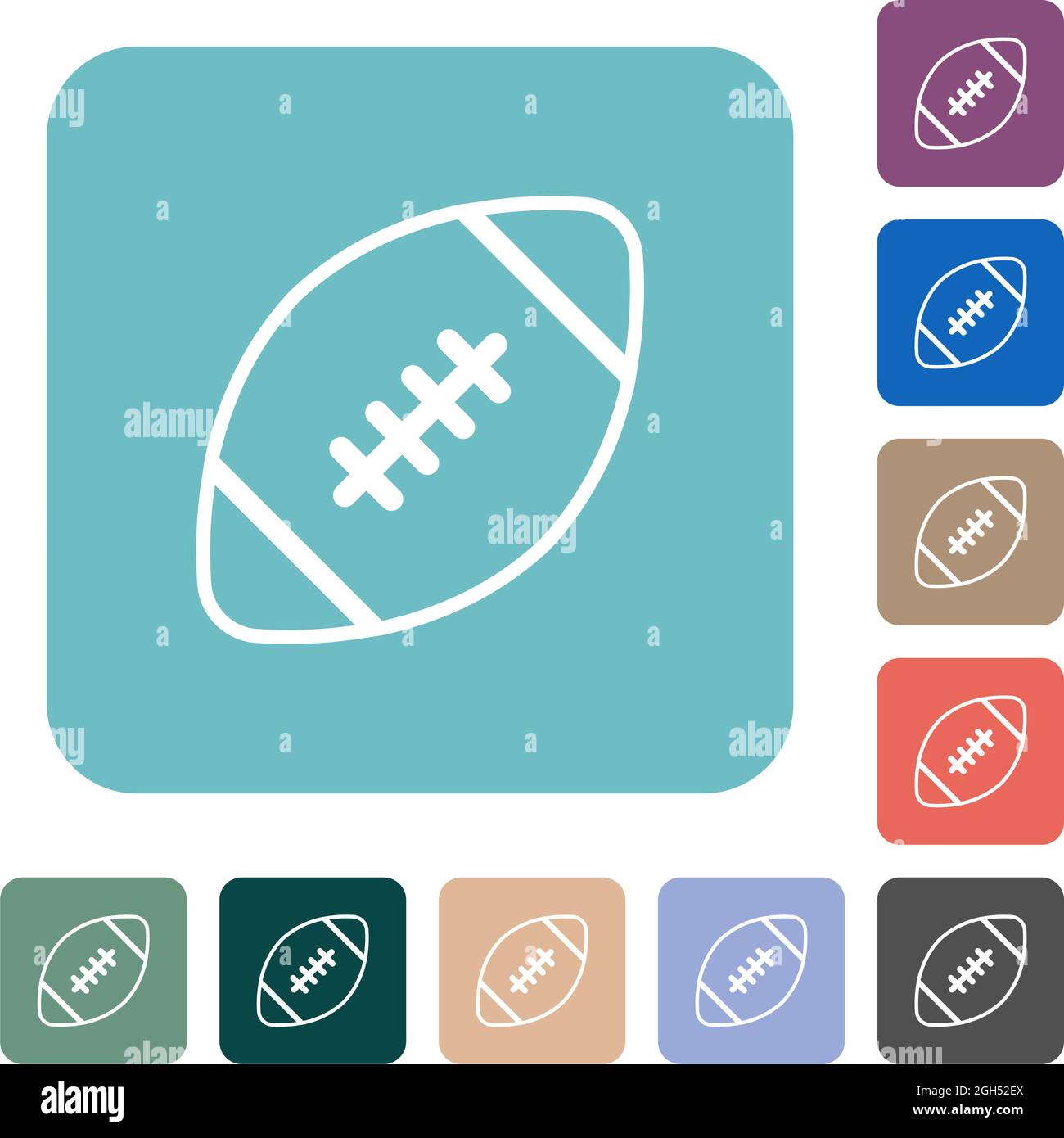 Plain rugby ball hi-res stock photography and images - Alamy