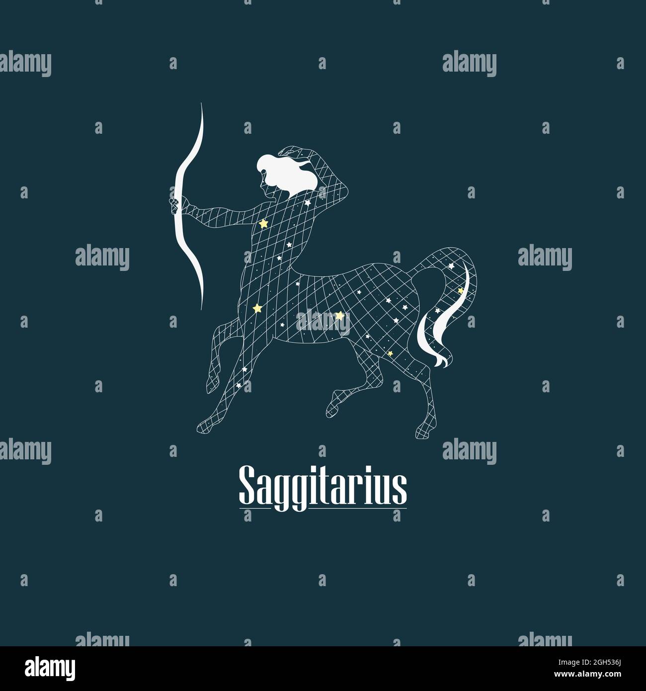 Mystical banner astrology zodiac Stock Vector Images - Alamy