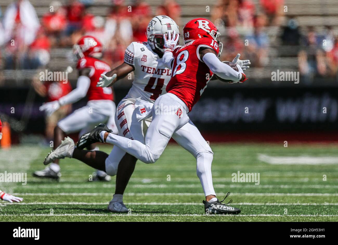 Piscataway, NJ, USA. 4th Sep, 2021. Rutgers Scarlet Knights wide ...