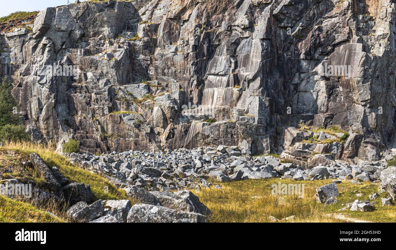 Stowes hill quarry Minions Bodmin Moor Cornwall Stock Photo - Alamy