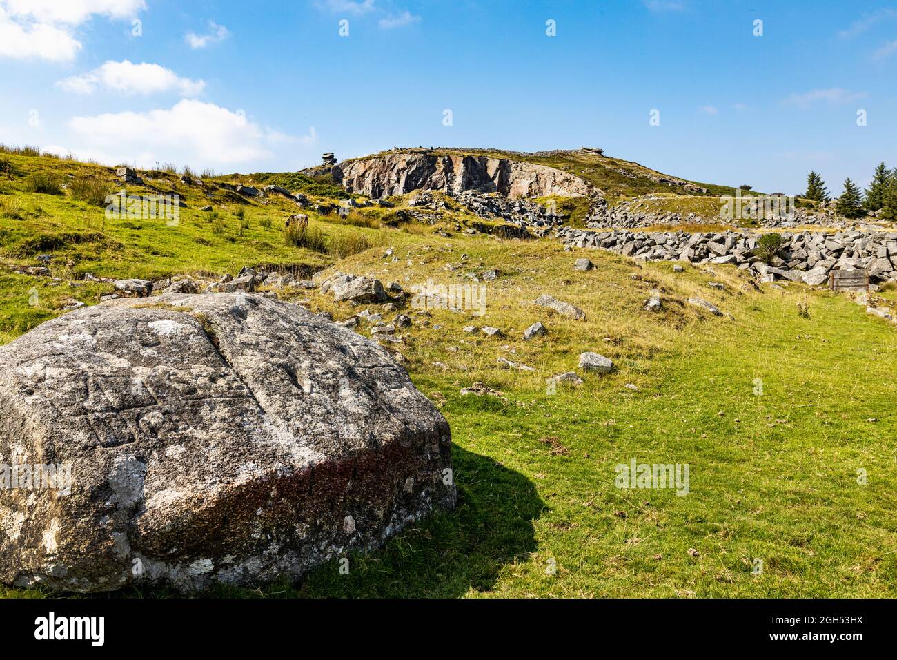 Stowes hill quarry Minions Bodmin Moor Cornwall Stock Photo - Alamy