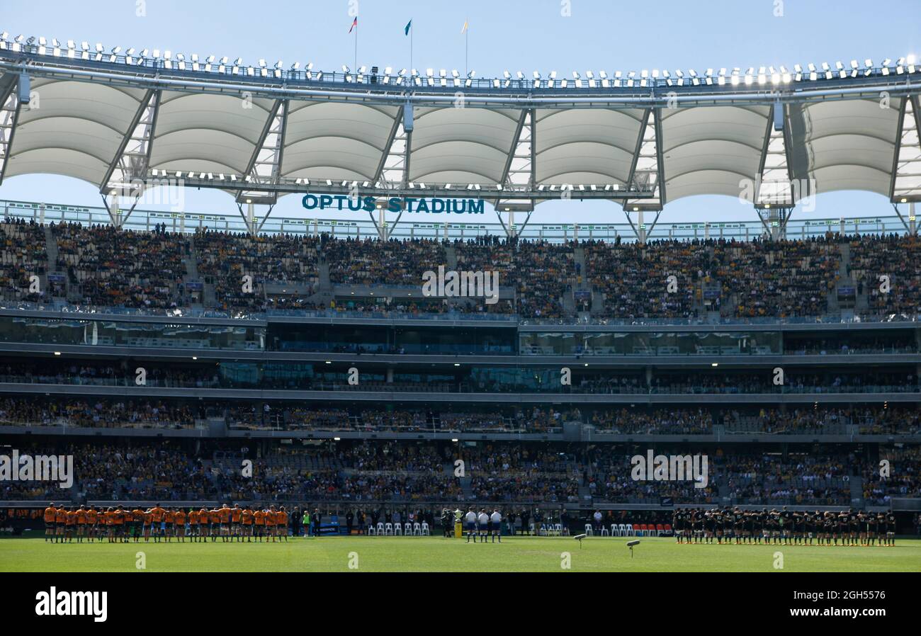 5th September 2021; Optus Stadium, Perth, Australia: Bledisloe Cup ...