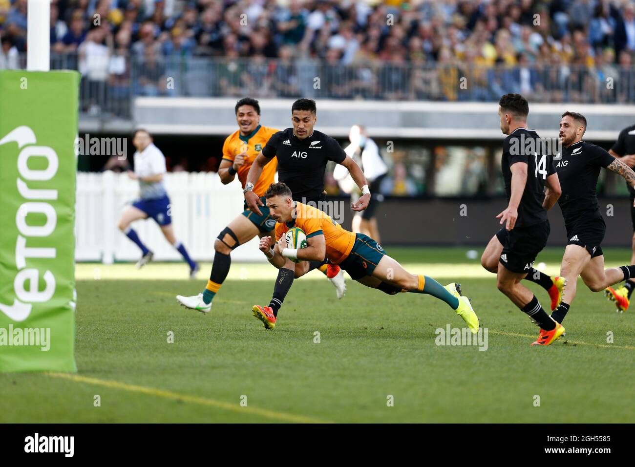 5th September 2021; Optus Stadium, Perth, Australia: Bledisloe Cup ...