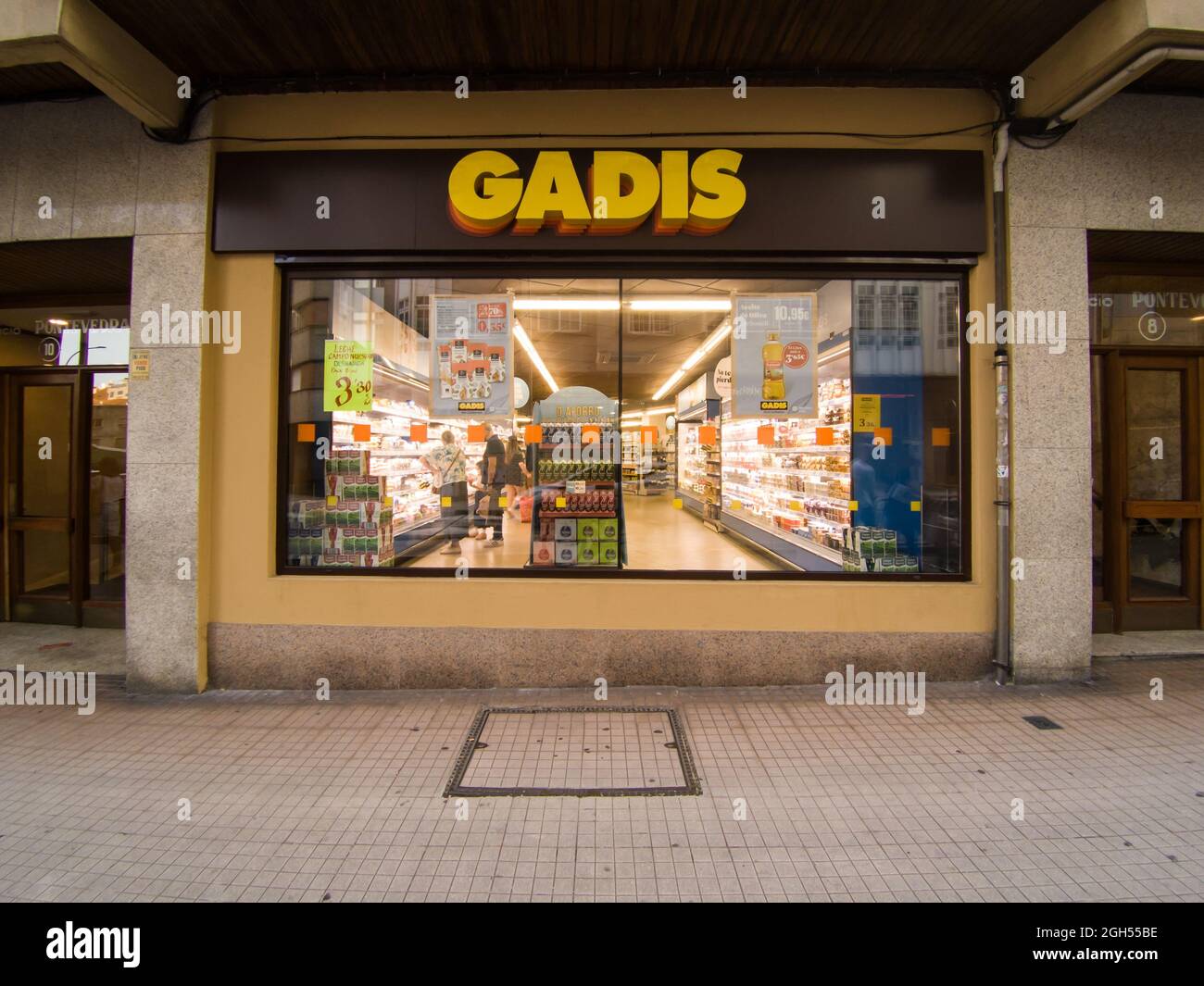 VIGO, SPAIN - Aug 23, 2021: The GADIS front store shop of the brand ...