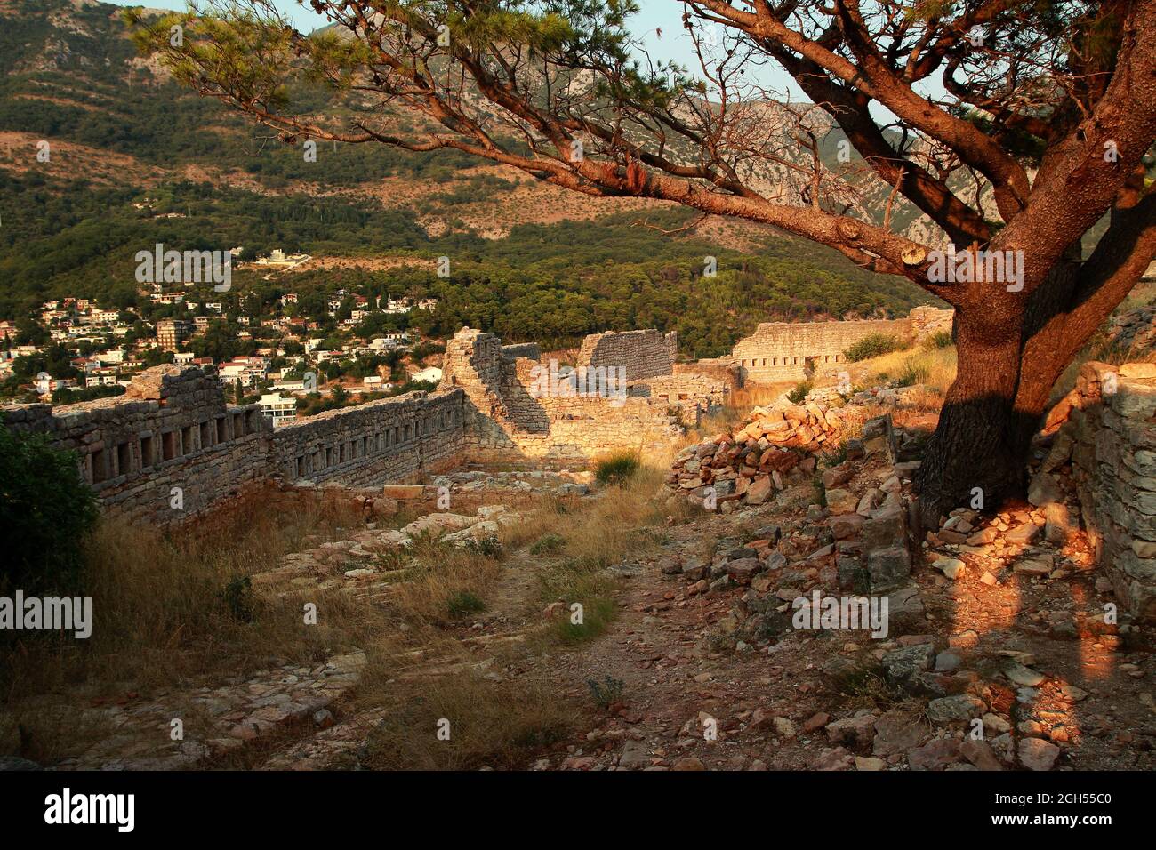 Tabija fortress in Sutomore, Bar, Montenegro Stock Photo - Alamy