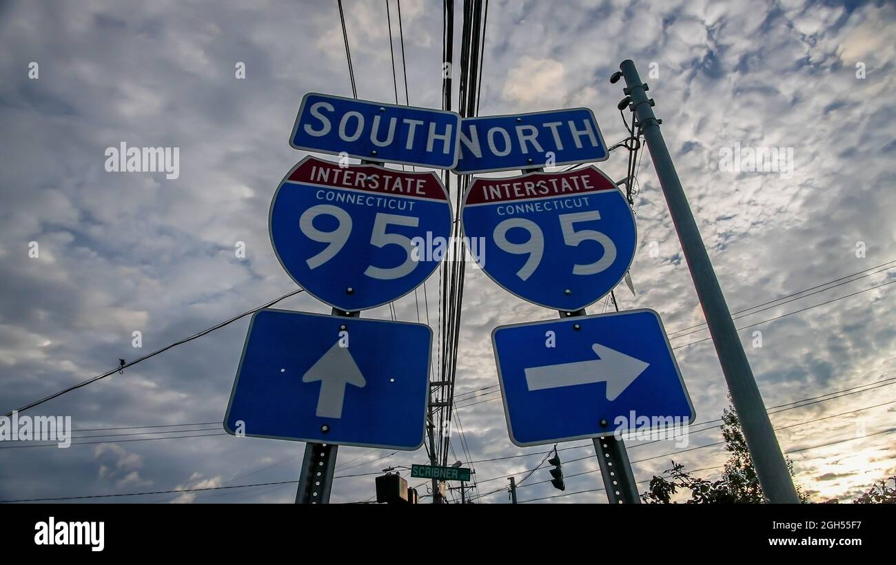 Interstate 95 sign hi-res stock photography and images - Alamy