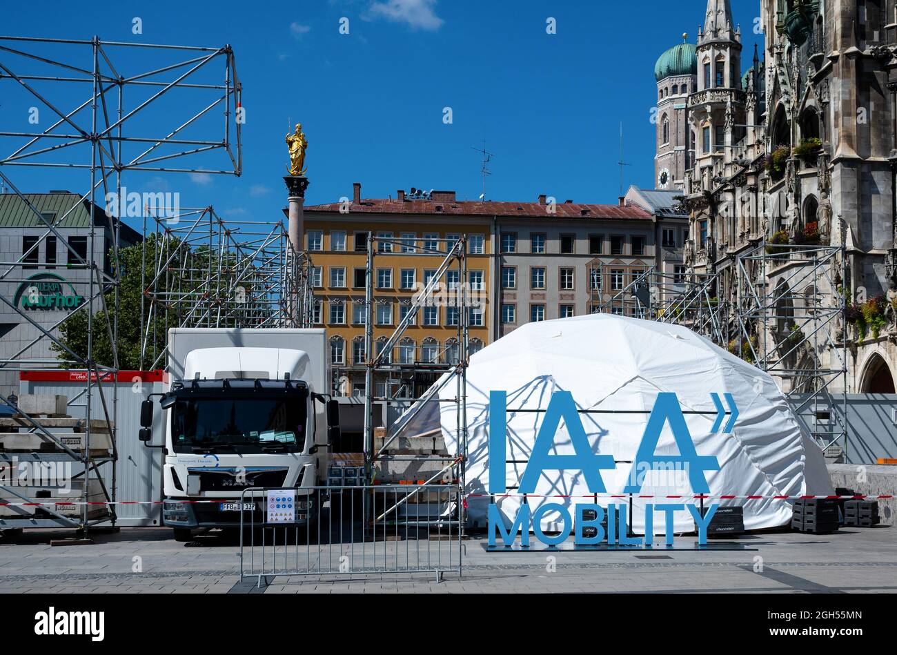 Munich, Germany. 05th Sep, 2021. The logo of the International Motor ...