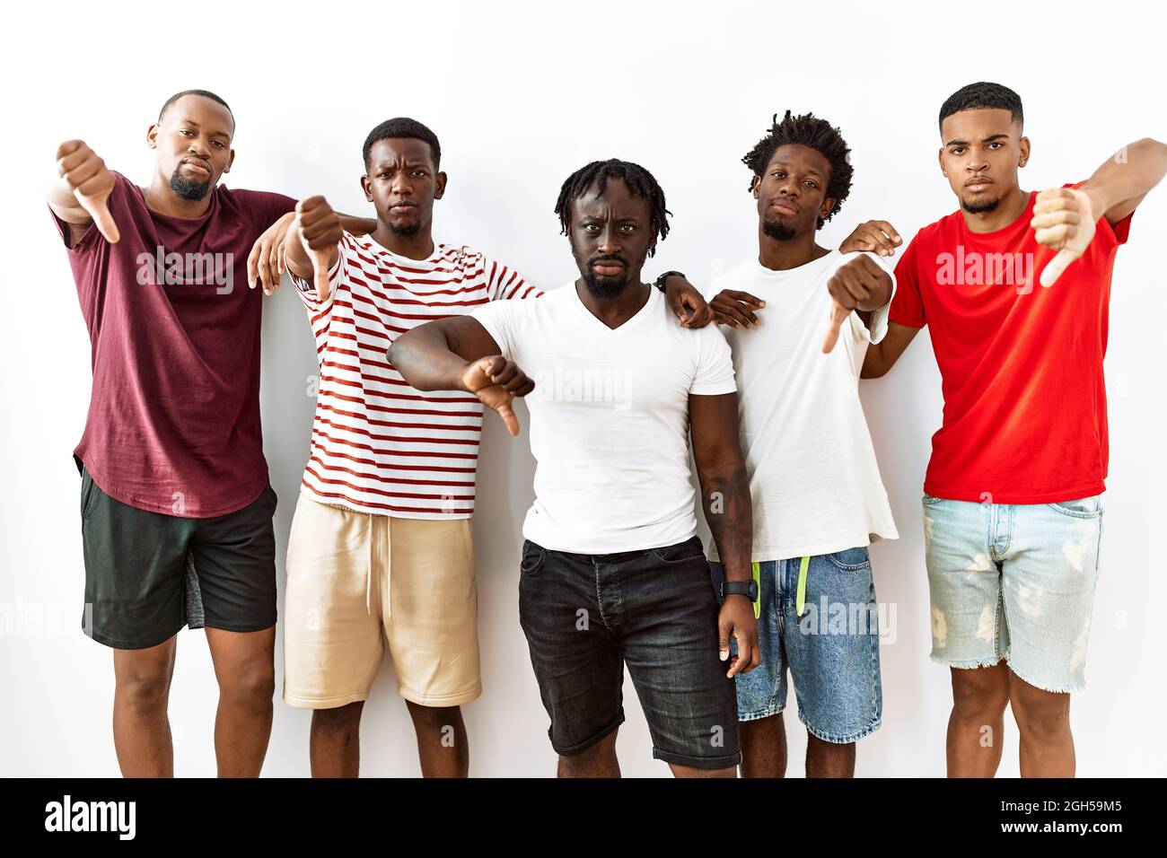 Upset Group Of People