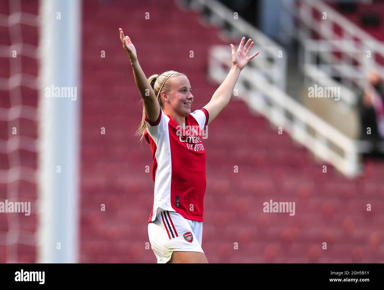 London, UK. 05th Sep, 2021. Beth Mead of Arsenal Women celebrates her ...