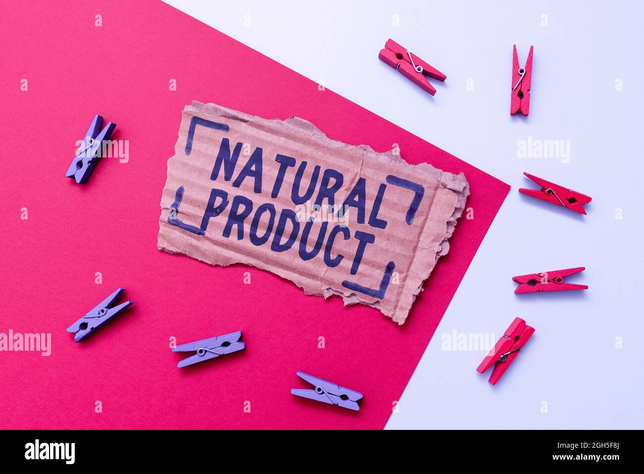 Sign displaying Natural Product. Concept meaning chemical compound or ...