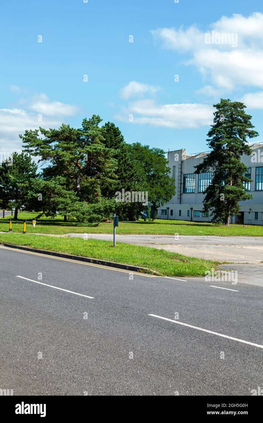 One of the world war 2, hangar at RAF Finningley. Now Robin Hood ...