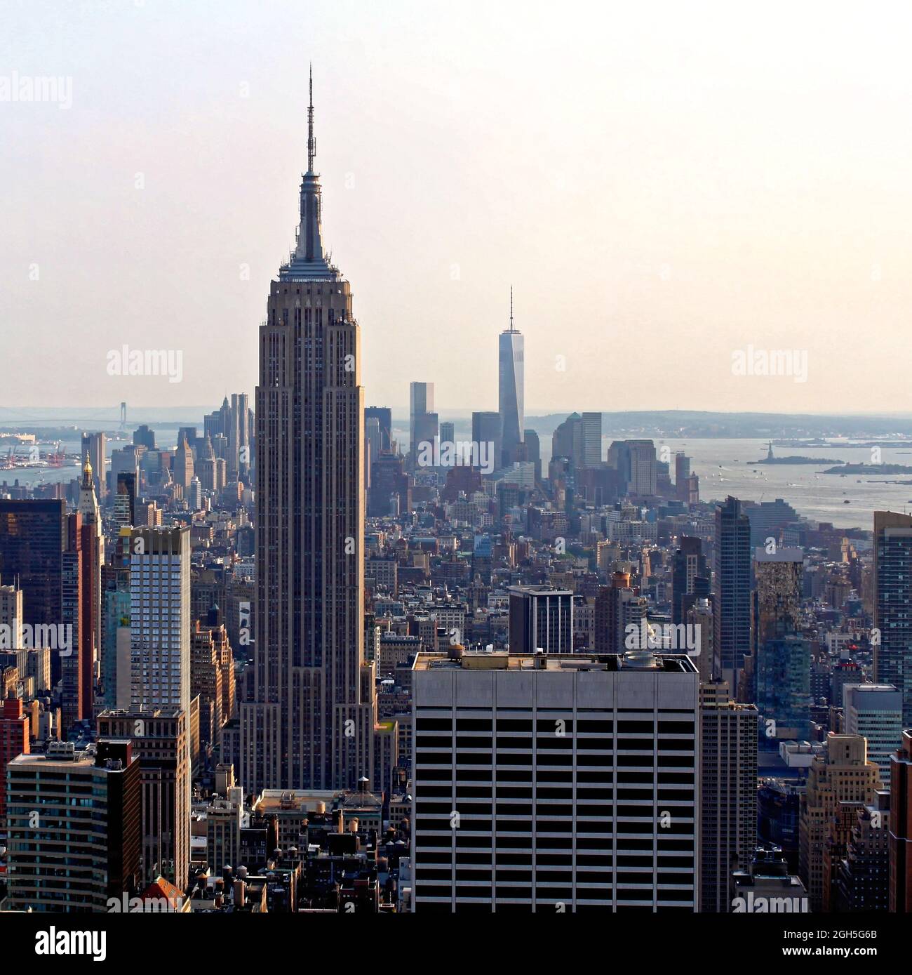 New York City, USA - August 6, 2014: The Empire State Building, One ...