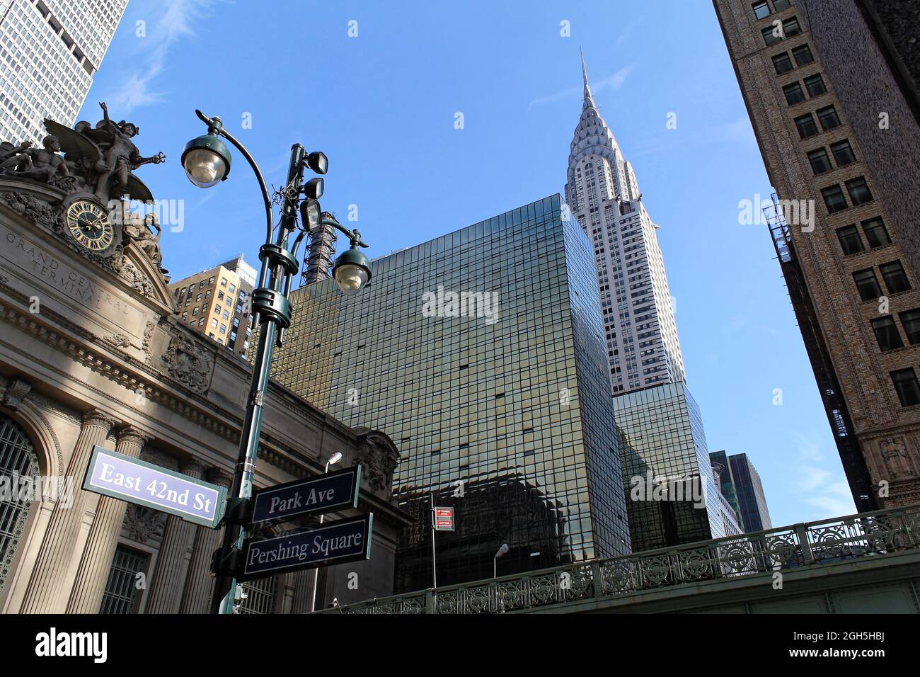 New York, USA - November 20: The iconic beaux arts statue of the Greek ...