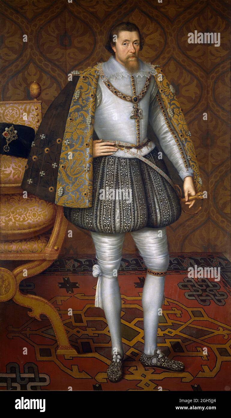 King james i hi-res stock photography and images - Alamy