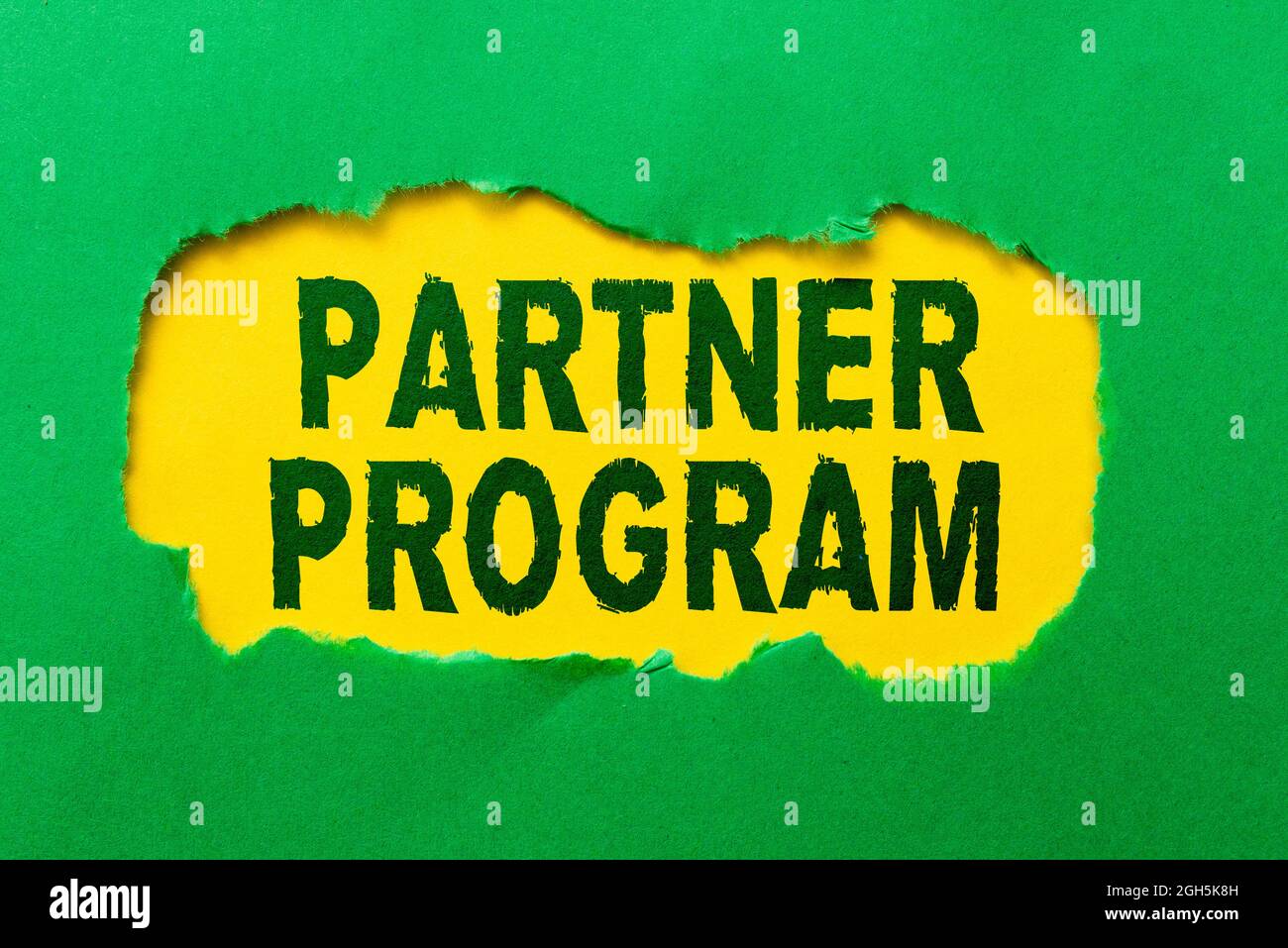 Conceptual display Partner Program. Business concept business strategy ...