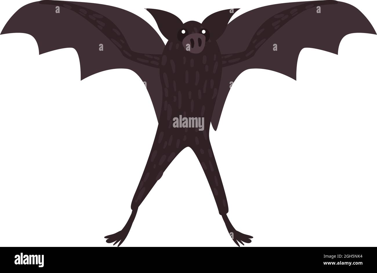 Bat open wings Stock Vector Images - Alamy