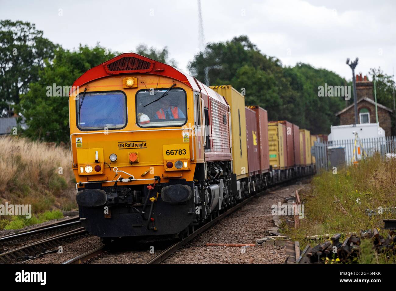 Gb railfreight cargo train hi-res stock photography and images - Alamy