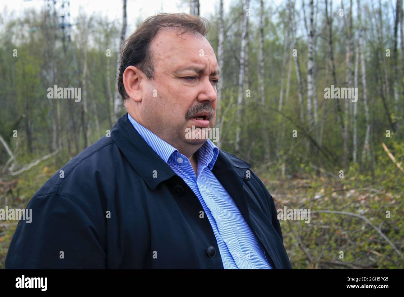 Khimki, Moscow region, Russia - May 4, 2011. Politician deputy Gennady ...