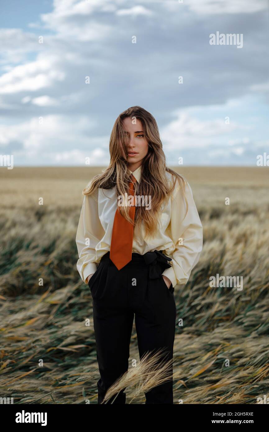 Female model in formal wear hi-res stock photography and images - Alamy
