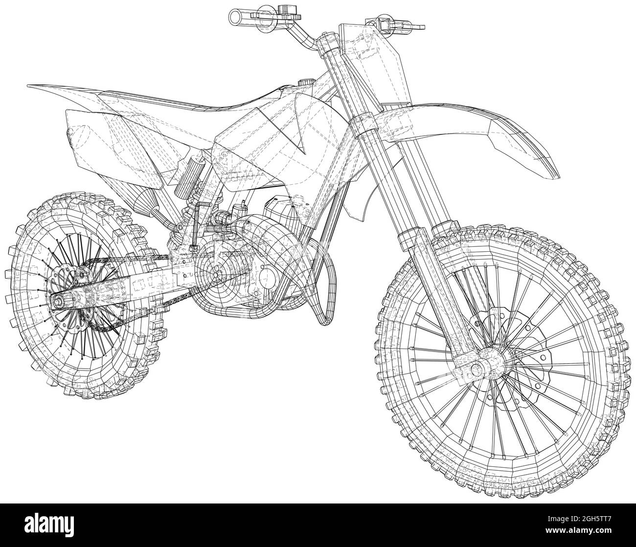 Ktm motocross bike Stock Vector Images - Alamy