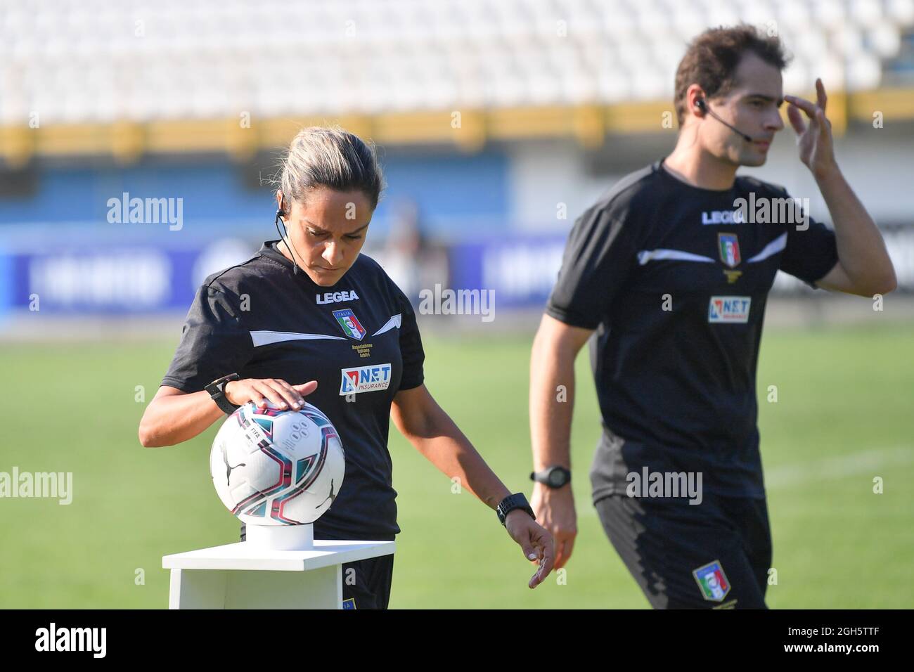 Sesto San Giovanni, Italy. 05th Sep, 2021. Referee mrs. Maria Marotta ...