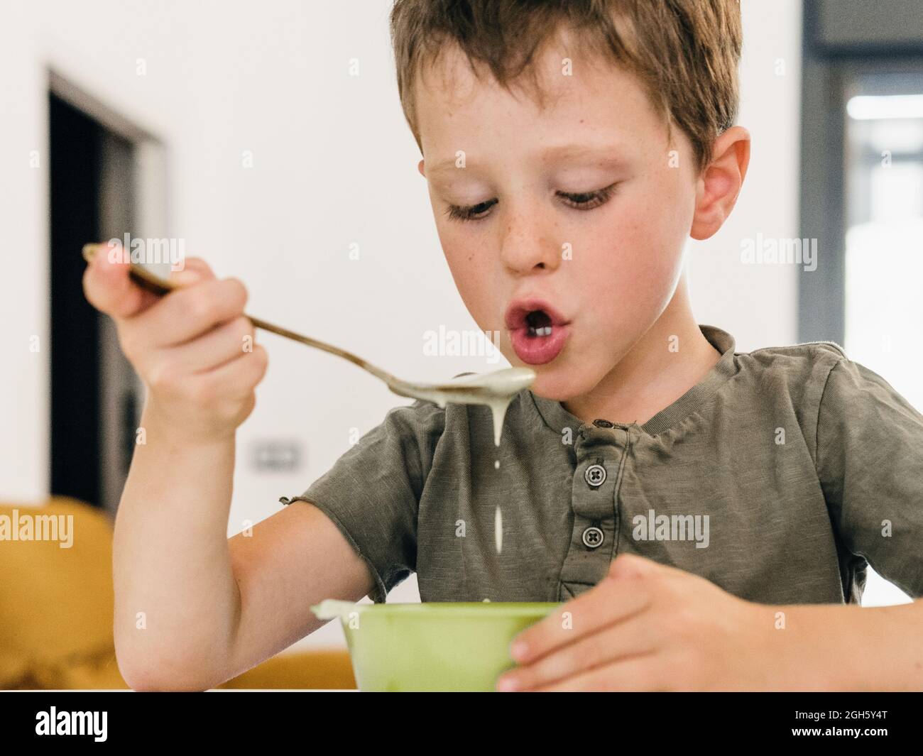 Boy soup hi-res stock photography and images - Alamy